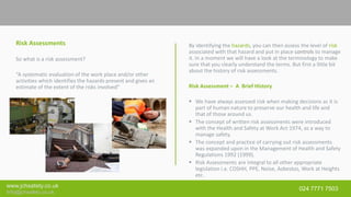 Risk Assessment Training | JCH Safety | PPTX