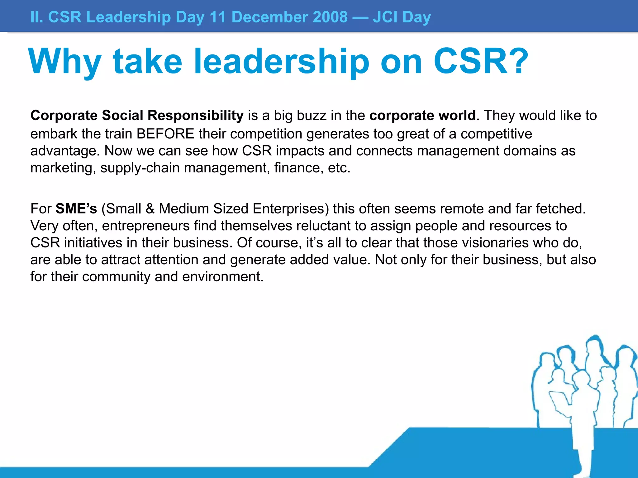 JCI CSR Leadership Toolkit | PPT