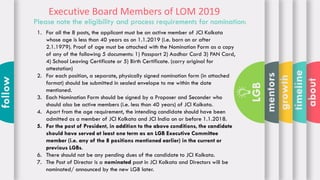 Jci Kolkata Elections-lgb 2019 | PDF
