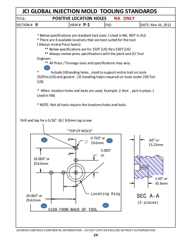 Jci m anage-injection_mold_tool_standards