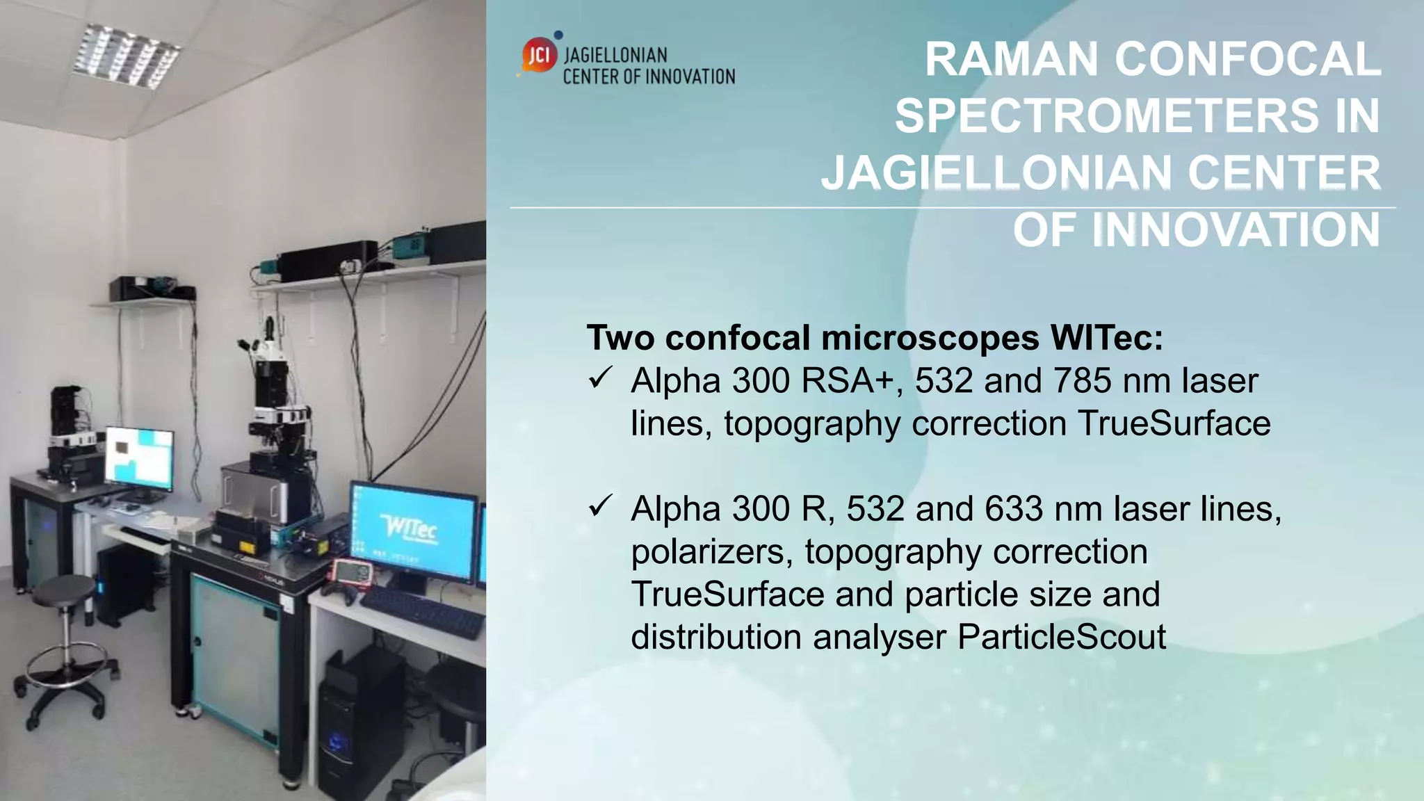 Imaging Laboratory Raman Spectroscopy - Jagiellonian Center of Innovation | PPT