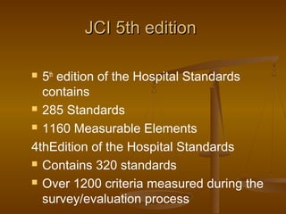 JCIA 5th edition key elements | PPT
