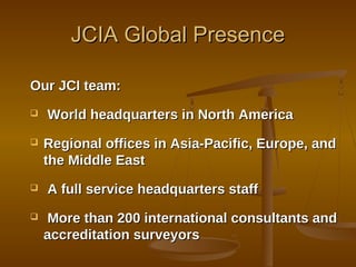 JCIA 5th edition key elements | PPT