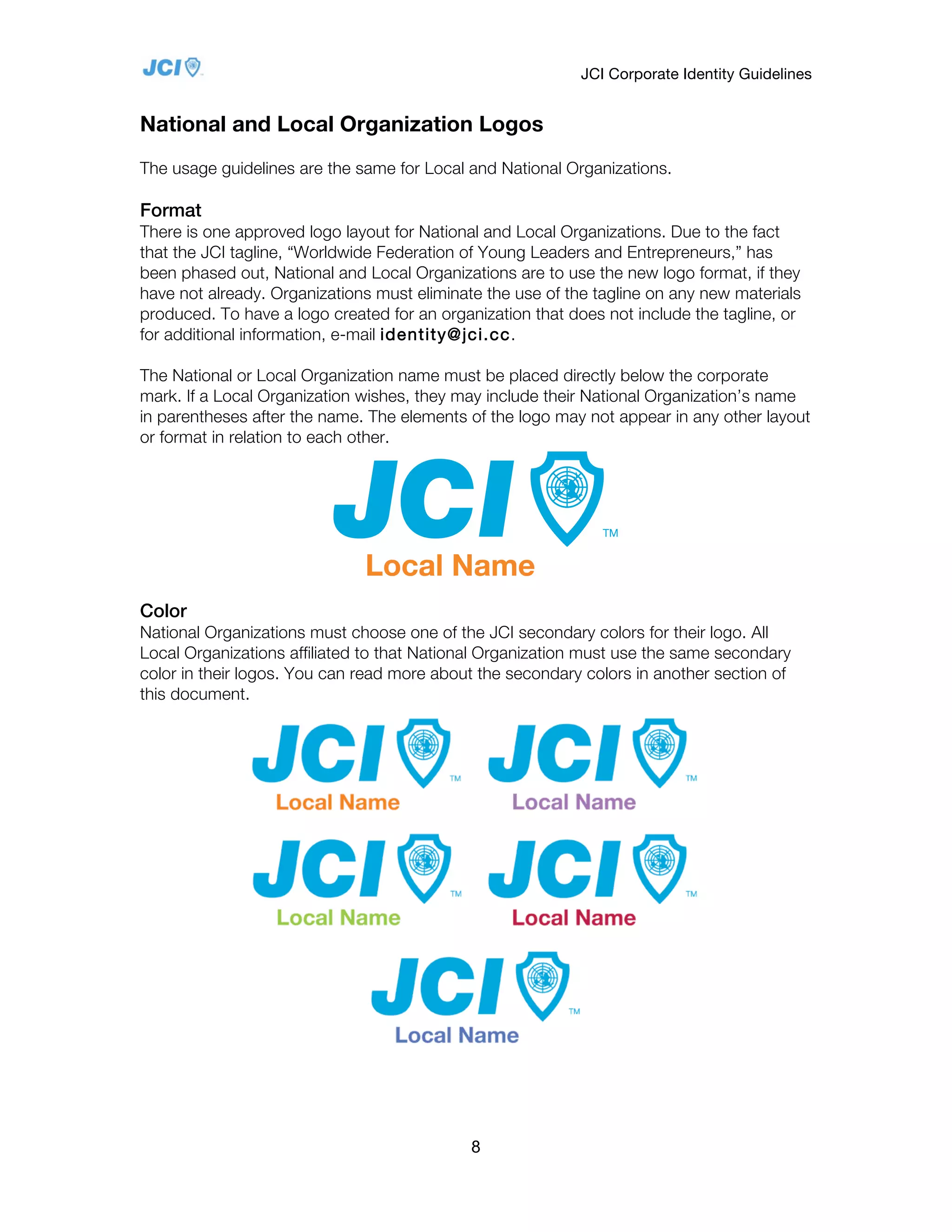JCI Corporate Identity | PDF