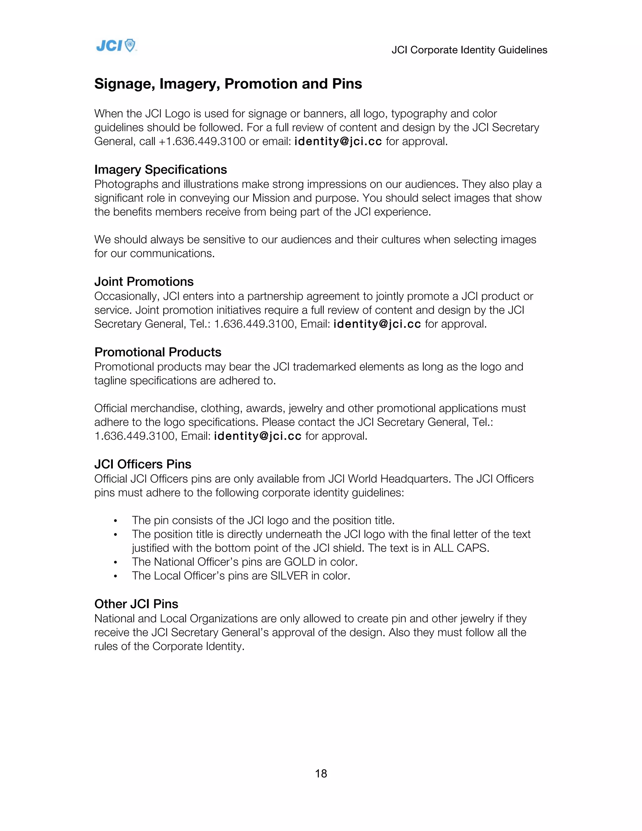 JCI Corporate Identity | PDF