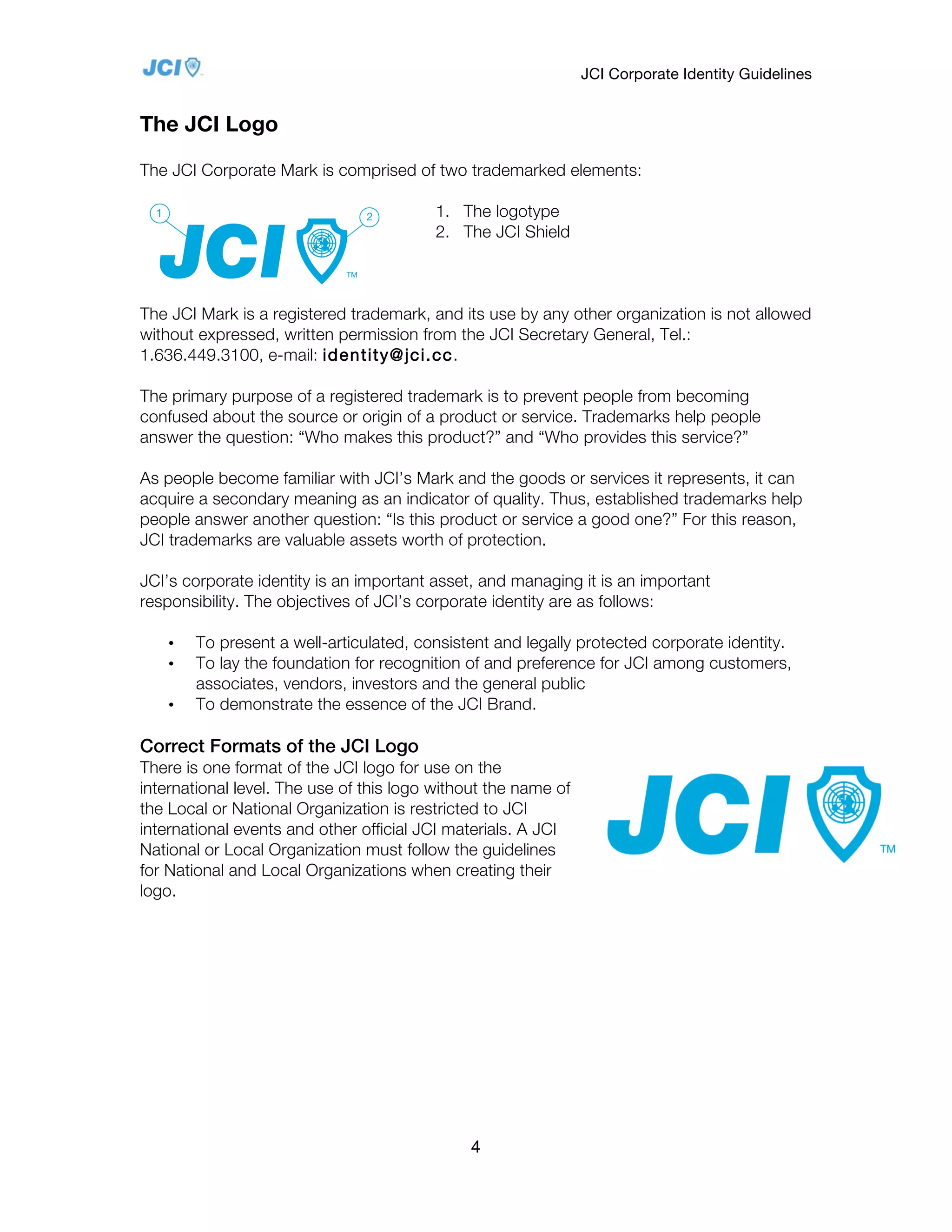 JCI Corporate Identity | PDF