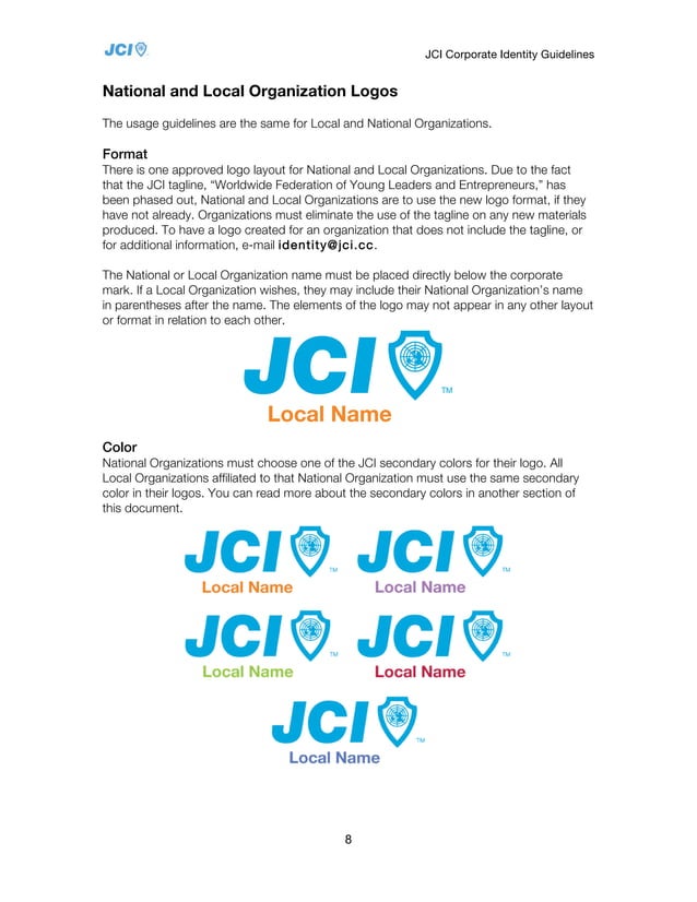 JCI Corporate Identity | PDF | Business | Business and Finance