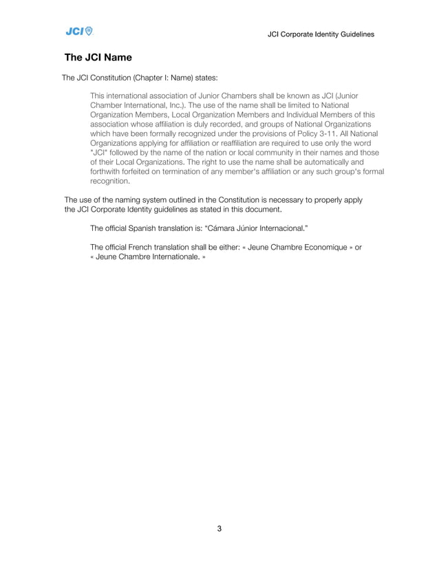 JCI Corporate Identity | PDF | Business | Business and Finance