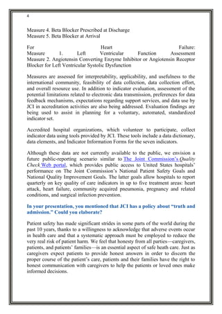 JCI Frequently asked Questions by Dr.Mahboob ali khan Phd | PDF