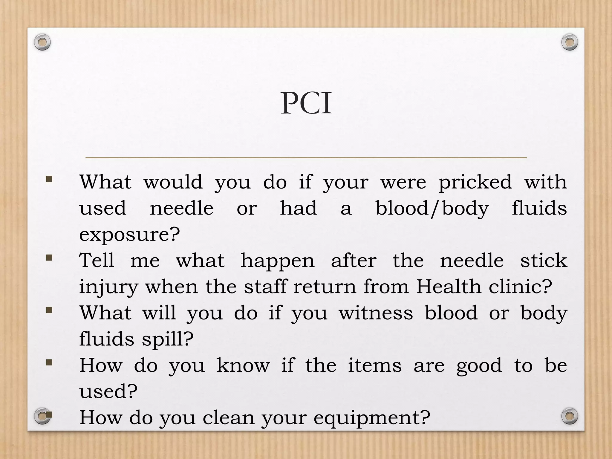 Jci most common question | PPT