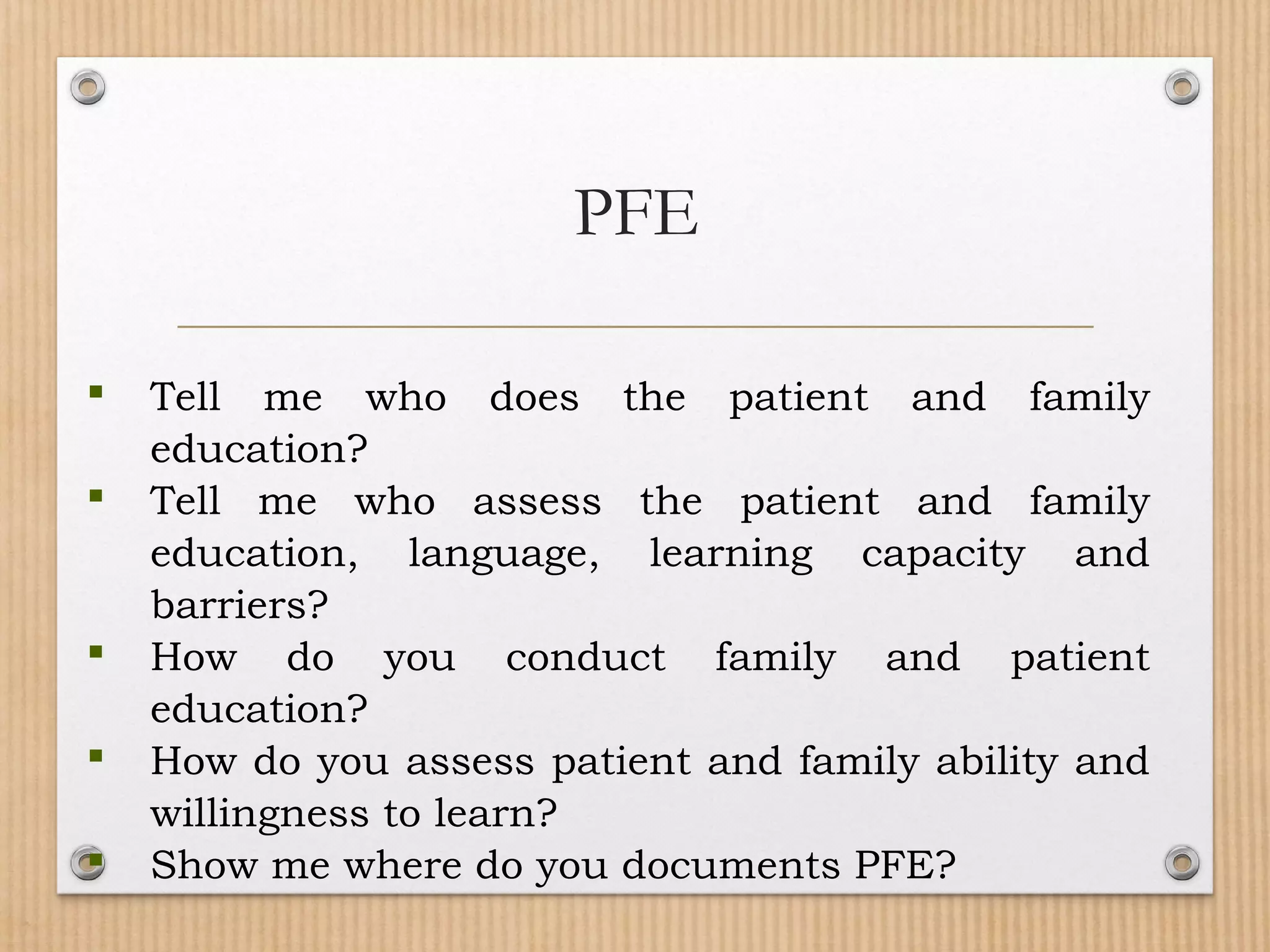 Jci most common question | PPT