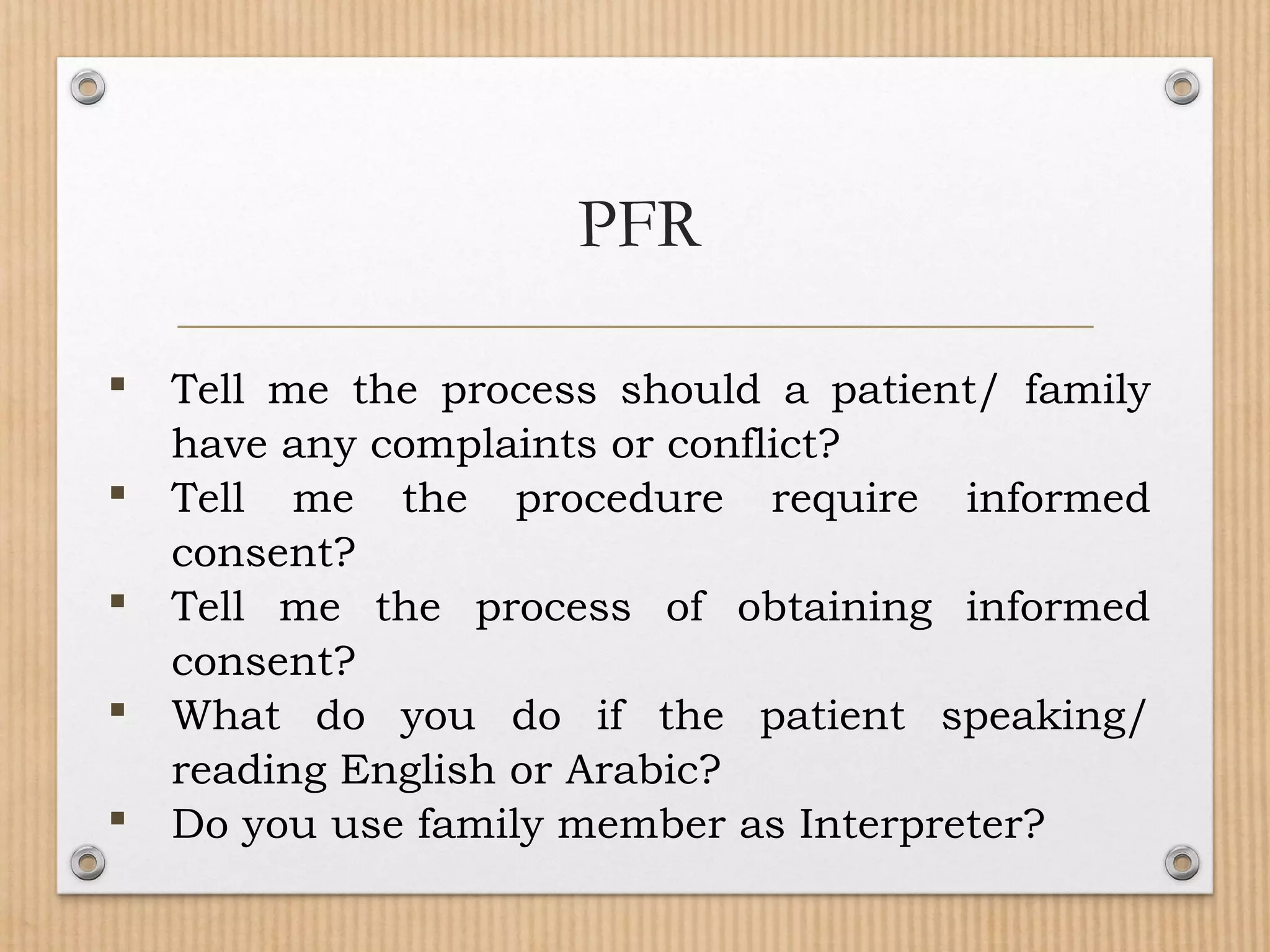 Jci most common question | PPT