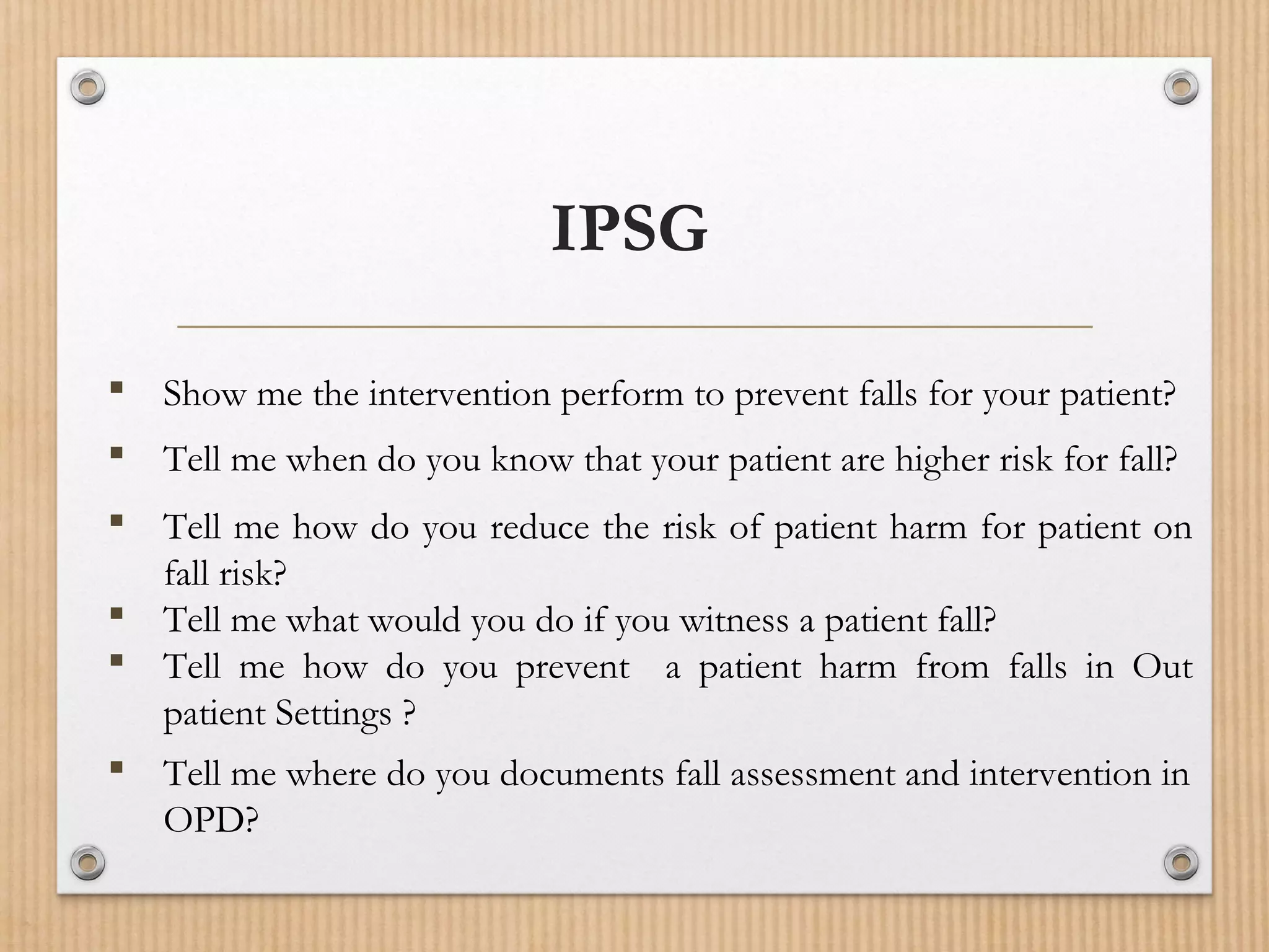 Jci most common question | PPT
