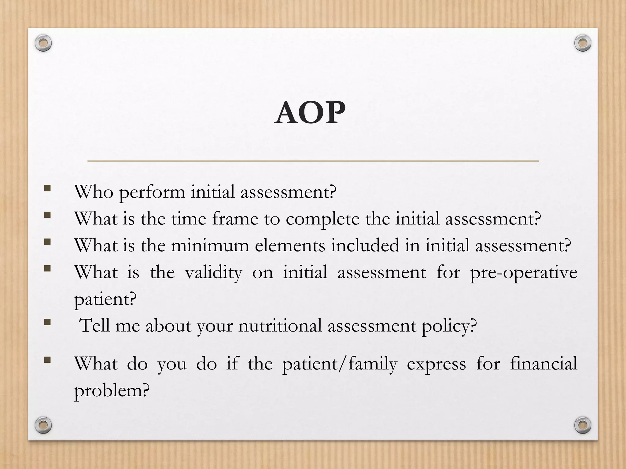 Jci most common question | PPT