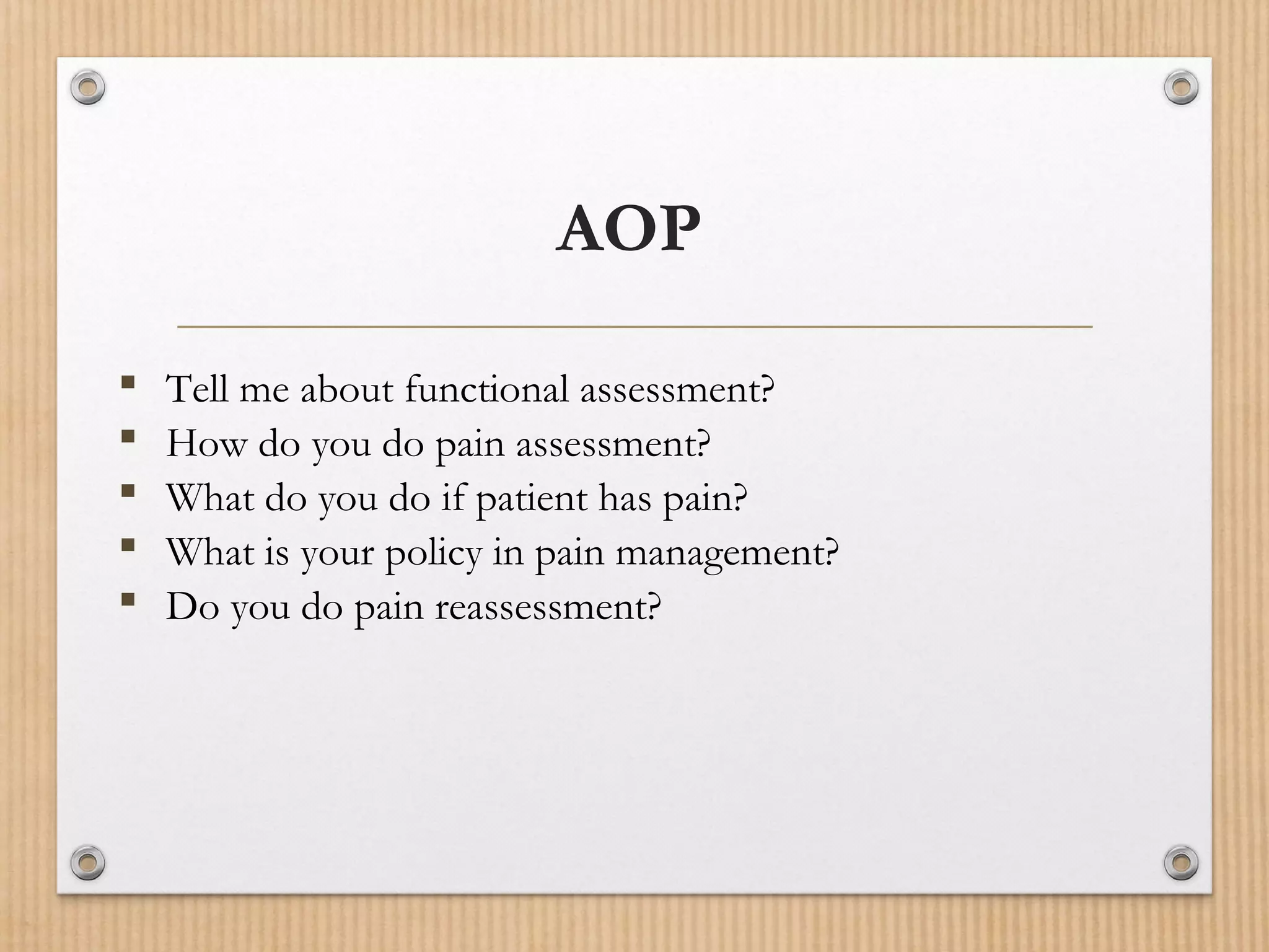 Jci most common question | PPT