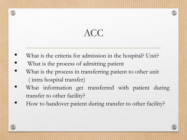 Jci most common question | PPT | Physical Therapy | Wellness