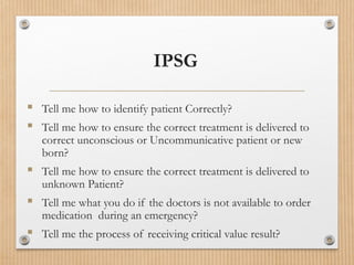 Jci most common question | PPT