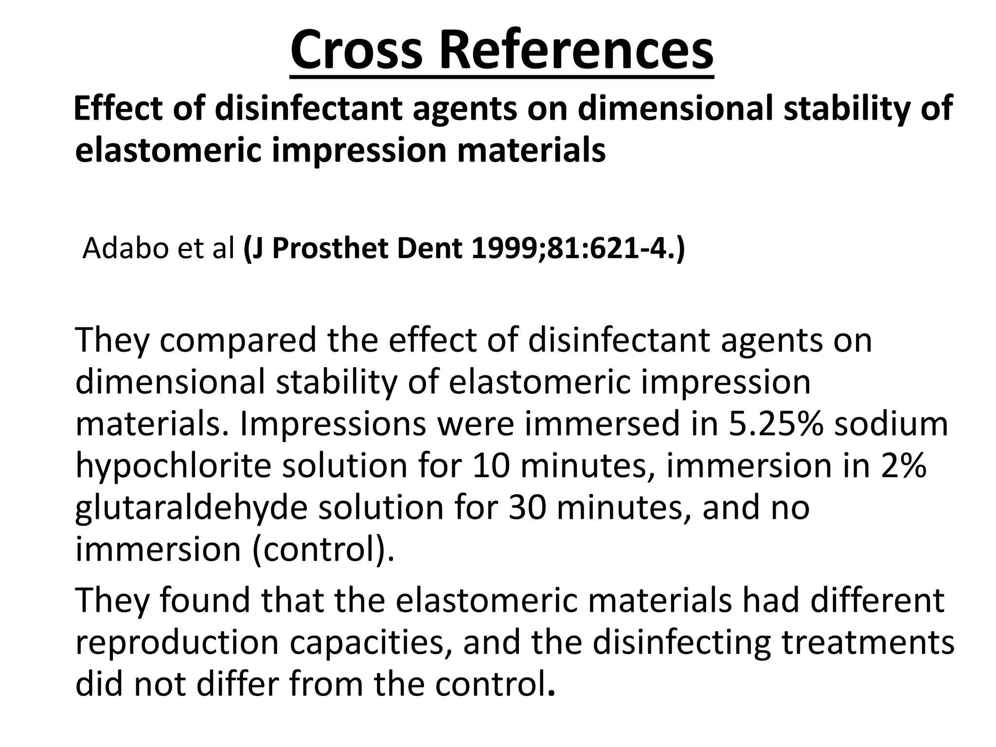 Jc impression disinfection | PPTX