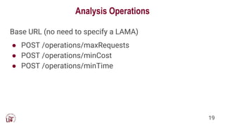 JCIS 2022 - Smart LAMA API: Automated Capacity Analysis of Limitation ...