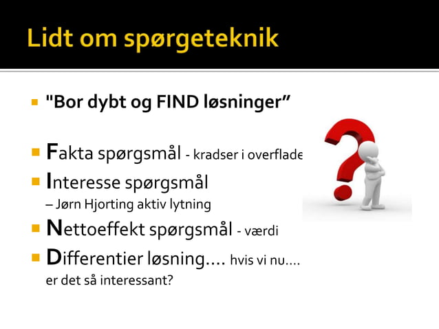 Optimer din salgsindsats, modul 2 | PPT