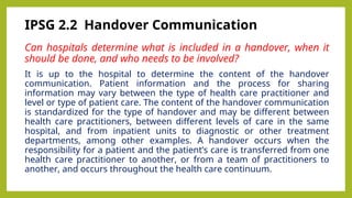 JCI STANDARDS INTERPRETATION for hospital | PPT