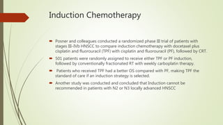 Current Concepts in Chemotherapy for Head and Neck Cancer | PPTX