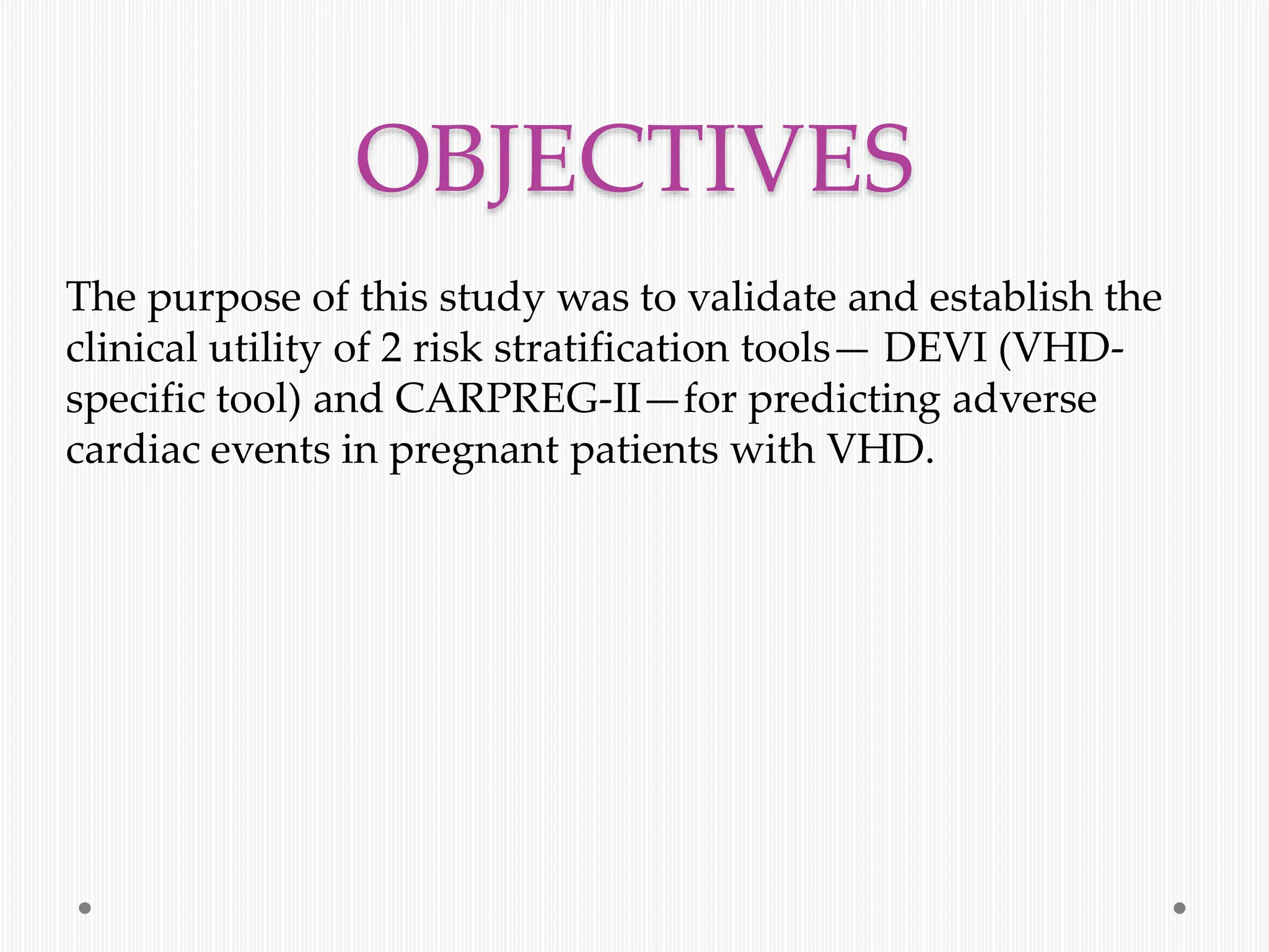 Risk stratification for cardiac events in pregnant women with valvular ...