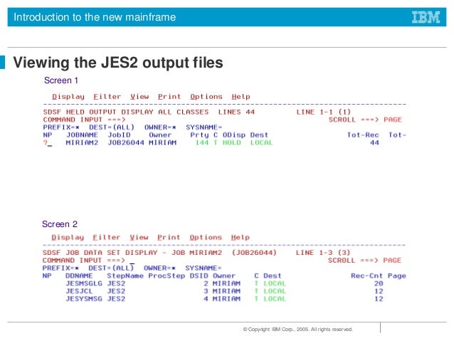 Jcl Mainframes