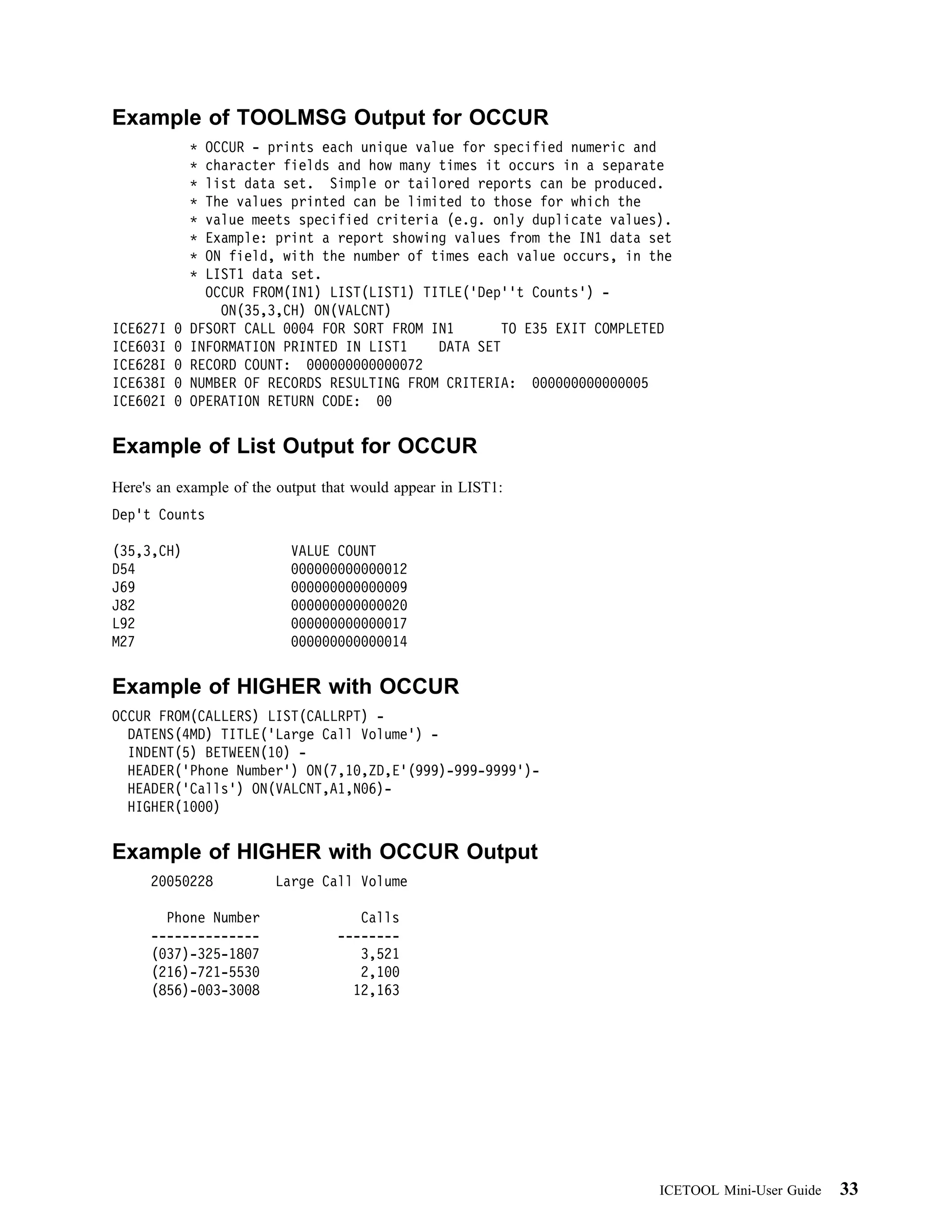 JCL ICETOOL | PDF | Operating Systems | Computer Software and Applications