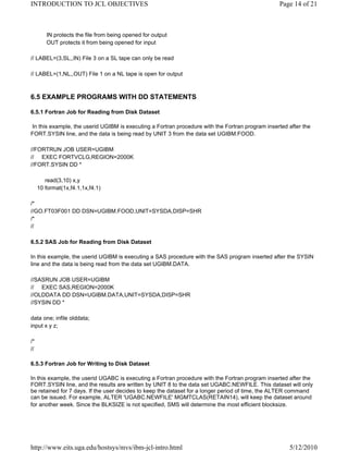 JCL FOR FRESHERS | PDF