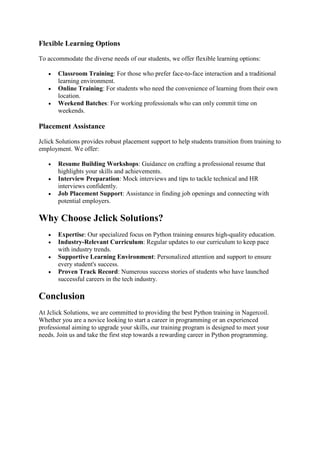 Best Software Training Centre in nagercoil | PDF