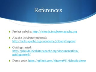Apache JClouds | PPT