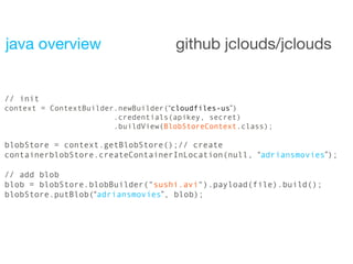 jclouds overview | PPT | Cloud Computing | Internet