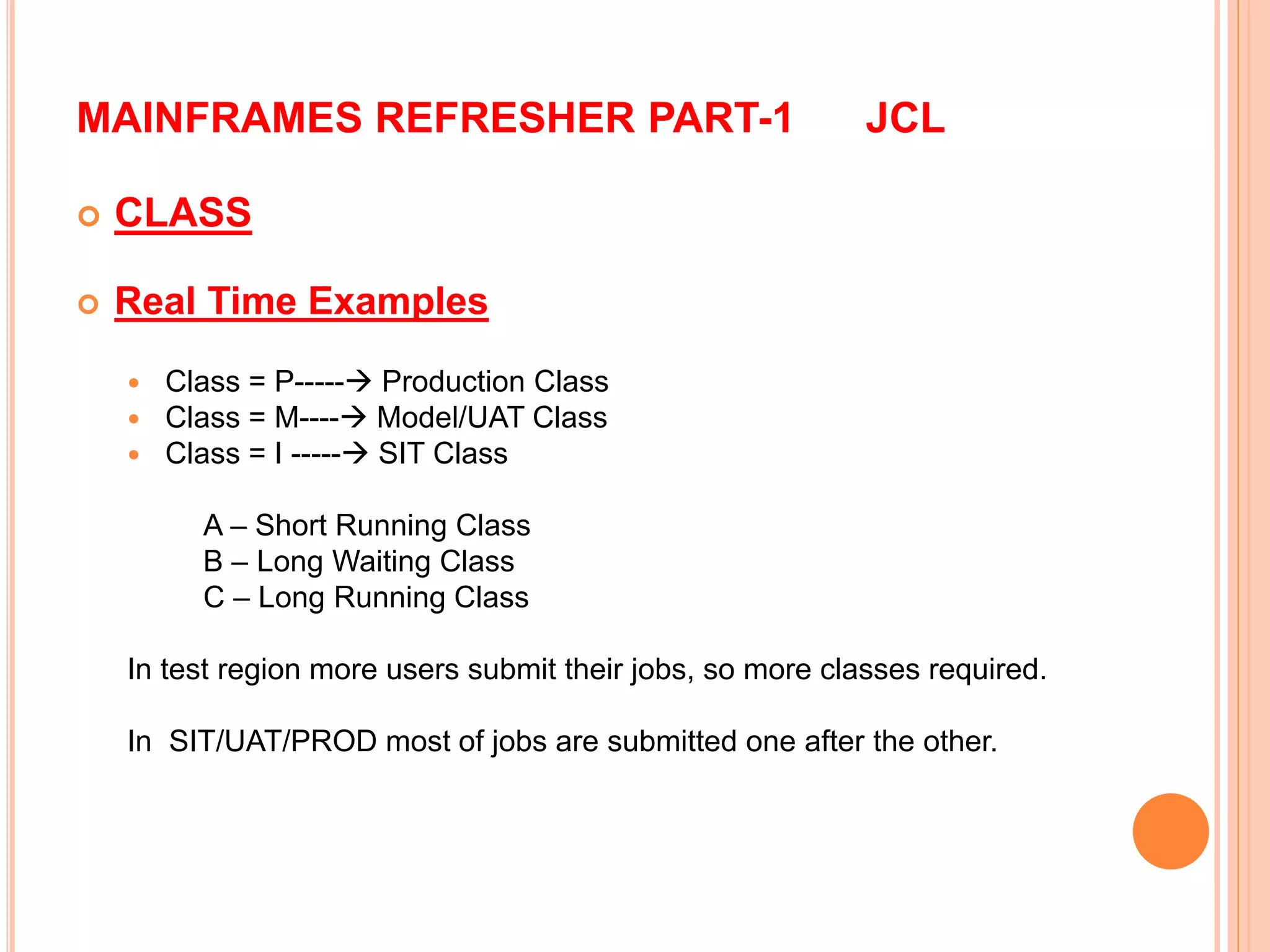 Mainframe JCL Part - 1 | PPTX