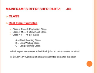 Mainframe JCL Part - 1 | PPTX