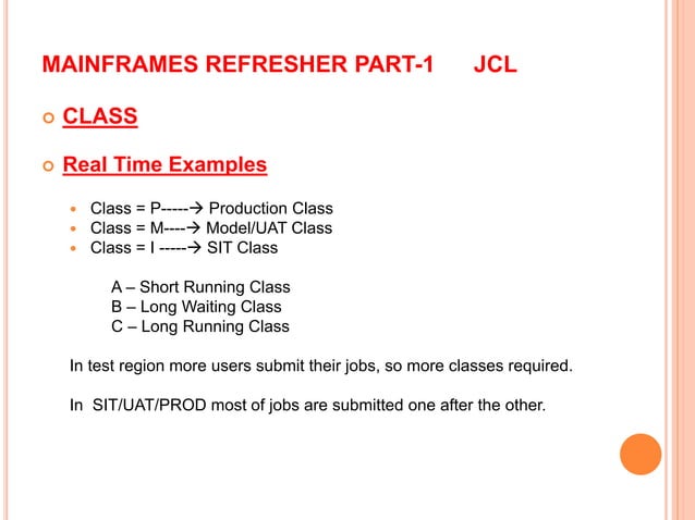 Mainframe JCL Part - 1 | PPTX | Resume Writing and Advice | Job Search