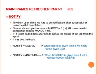 Mainframe JCL Part - 1 | PPTX