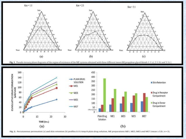 Amphotericin B Topical Microemulsion Formulation Characterization And Evaluation Pptx