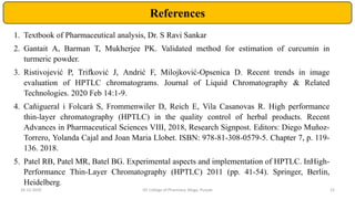 High Performance Thin Layer Chromatography | PPT