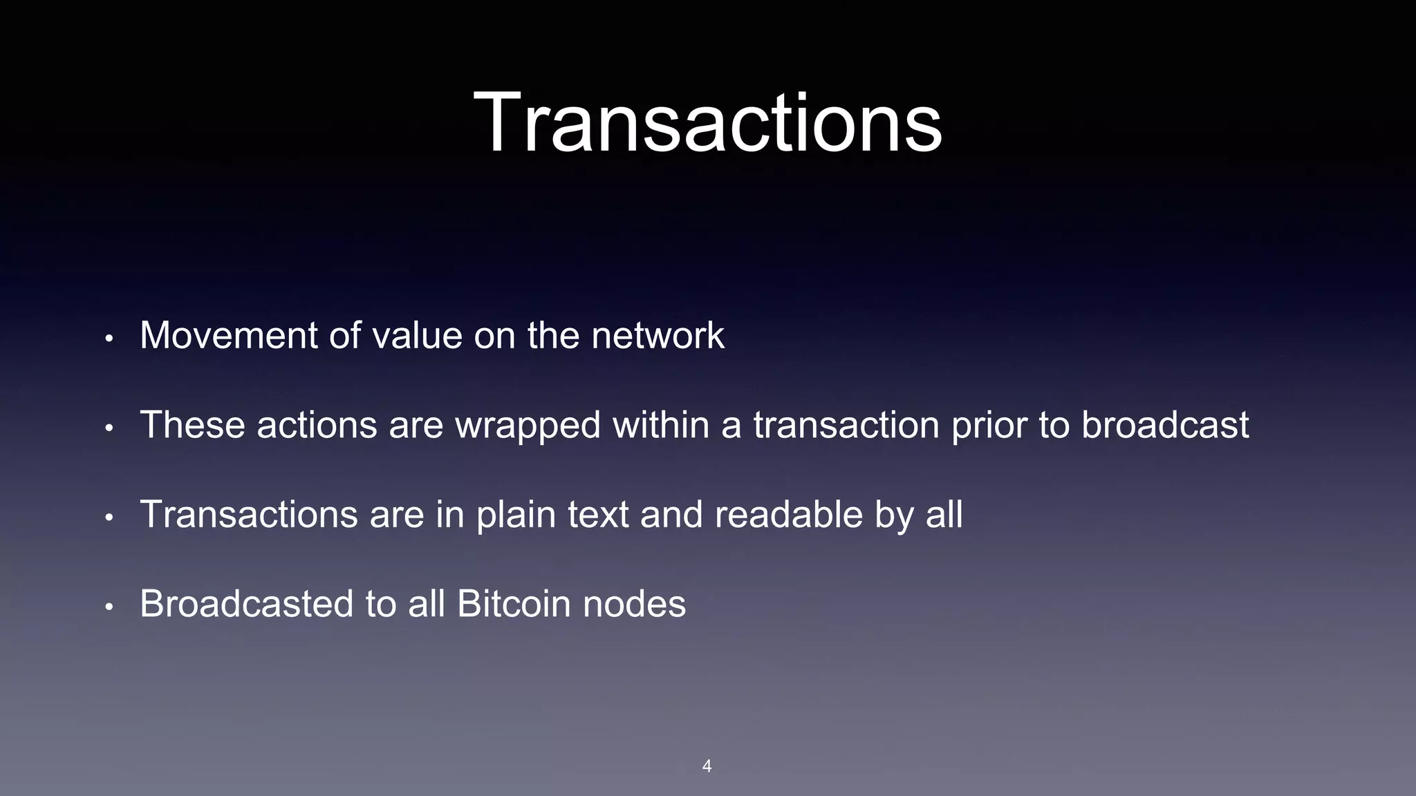 Bitcoin Transactions Examples | PPTX