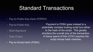 Bitcoin Transactions Examples | PPTX