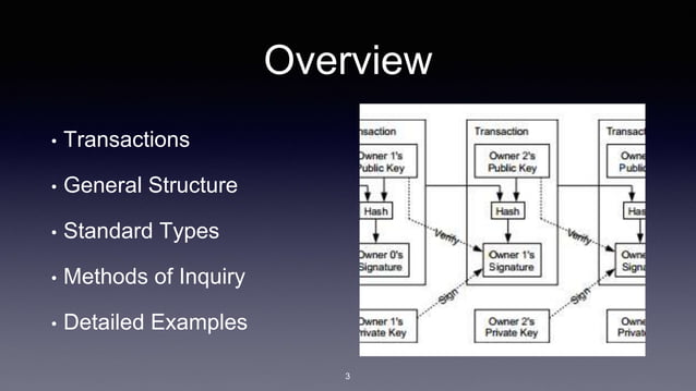 Bitcoin Transactions Examples | PPTX