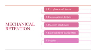 Journal club presentation on maxillofacial retention | PPTX