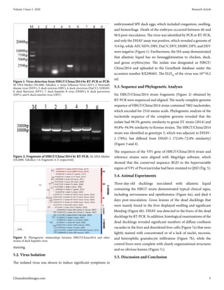 Isolation and Characterization of a Novel Duck Hepatitis A Virus ...