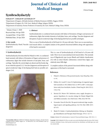 Symbrachydactyly | PDF
