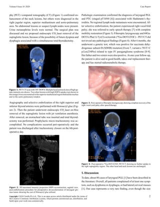 Supraglottic Paraganglioma in Type IV Paraganglioma Syndrome Treated ...