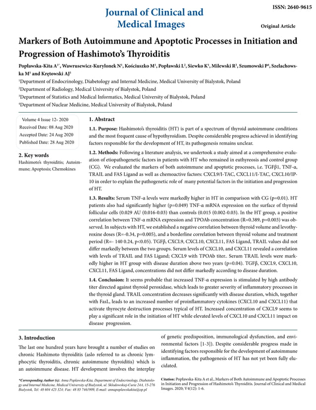 Markers Of Both Autoimmune And Apoptotic Processes In Initiation And