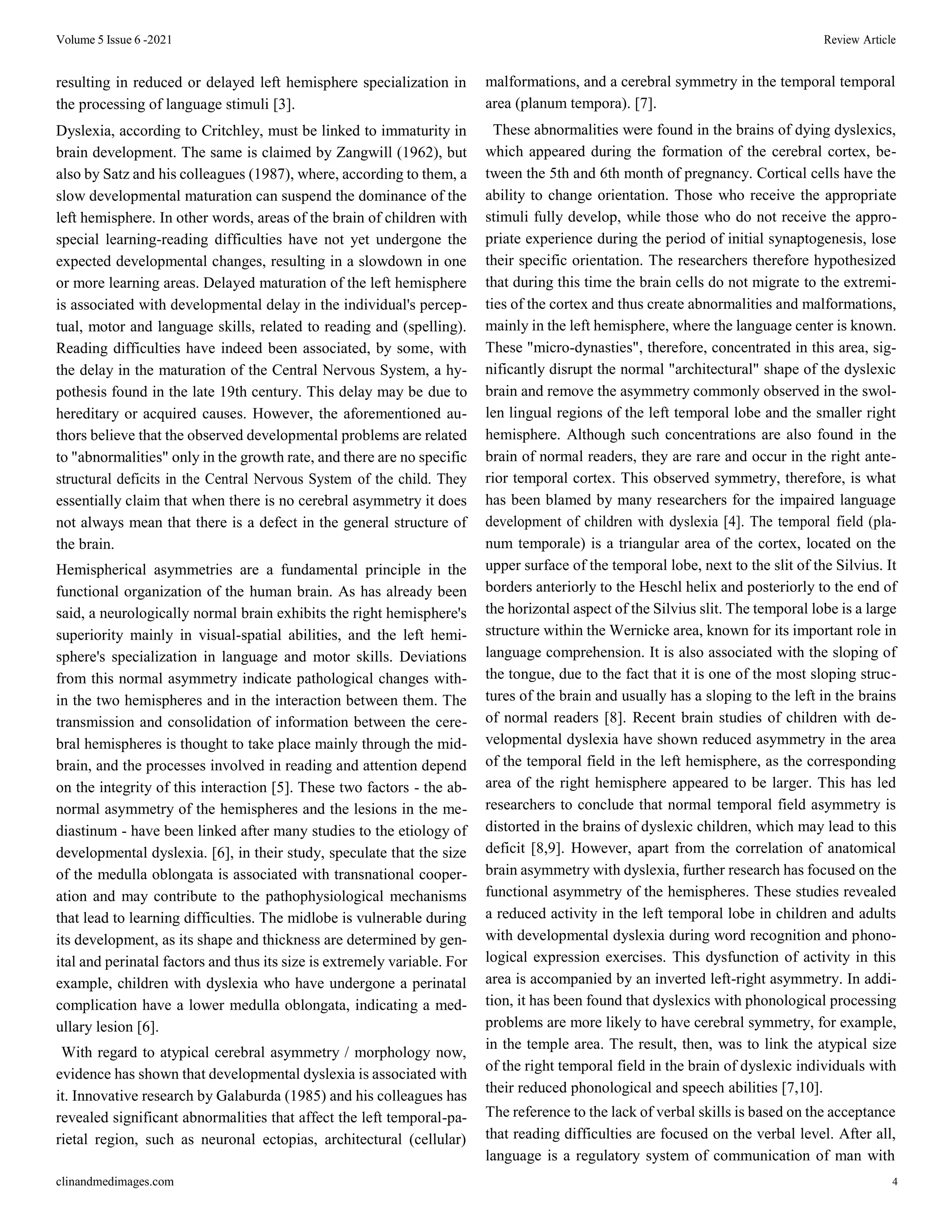 Theories on the Brain Function of People with Learning Disabilities ...