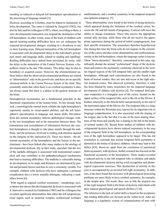 Theories on the Brain Function of People with Learning Disabilities ...