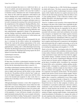 Theories on the Brain Function of People with Learning Disabilities ...